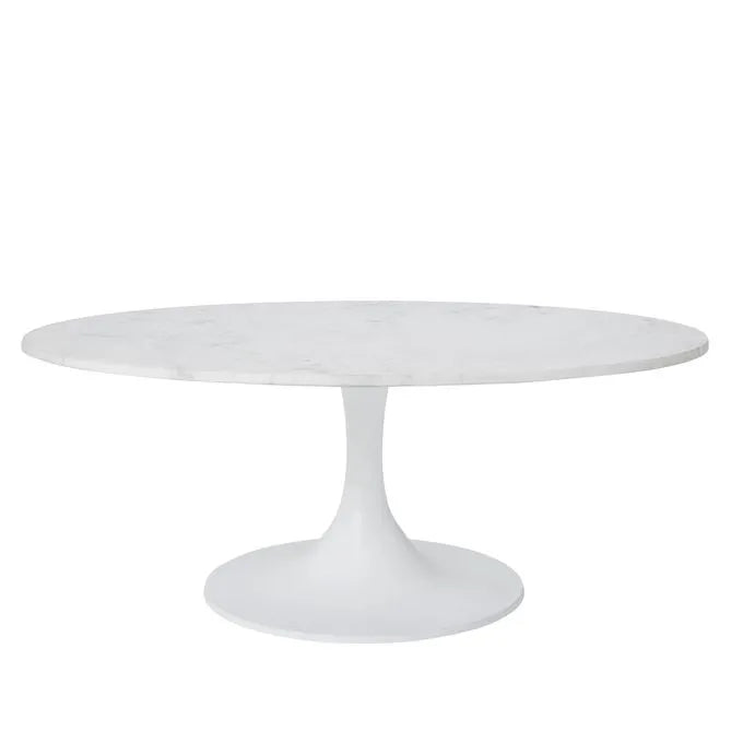 Joyce Oval Marble Coffee Table – HOYA CASA